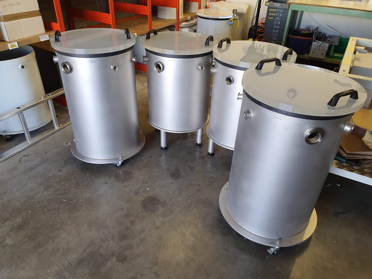 Large Test Cylinders - Vacuum-Degassing